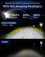 China Waterproof 7 Inch Led Headlights Halo Round Turn Signal Hi/Low Sealed Beam for Car for sale