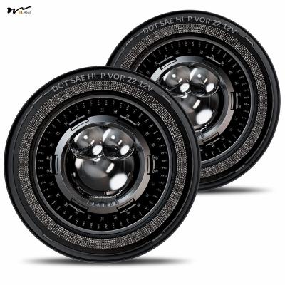 China Experience the Latest Technology 7 Inch LED Headlights with Starry DRL and Turn Signal for sale