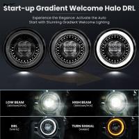 China Experience the Latest Technology 7 Inch LED Headlights with Starry DRL and Turn Signal for sale