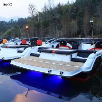 China IP68 Waterproof Dual-Color Underwater Lights 42LED Blue White One Button Control LitePro DLX Layout for sale