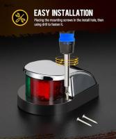China 24 LED Red and Green Navigation Light for Pontoon Yacht Skiff Skeeter Front Trucks for sale