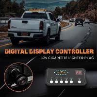 China 31 x 5.9 x 3.5 inches Double Side Emergency Warning Flashing Light for Magnetic Mount for sale