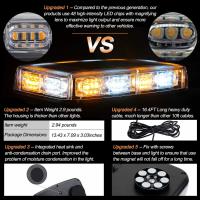 China Roof Top 48LED A W High Visibility Emergency Safety Warning LED Mini Strobe Light bar for sale