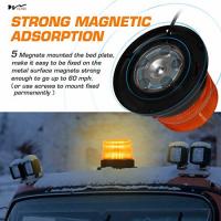 China Waterproof LED Strobe Light 12V-24V Amber 40 LED Warning Safety Flashing Beacon Lights for sale