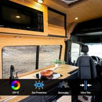 China 12 Volt Under Cabinet Downlight Corded Electric Power Source for Camper Van Motorhome for sale