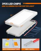 China RV Lights Interior 3 Color Dimmable LED RV Lamp Fixtures 12V Camper Light 1500LM for sale