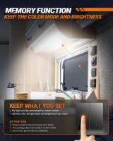 China RV Lights Interior 3 Color Dimmable LED RV Lamp Fixtures 12V Camper Light 1500LM for sale