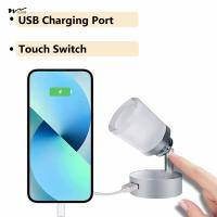 China 3W Touch Switch Wall Spot Light Caravan Interior Dimmable Bedside USB Reading for sale