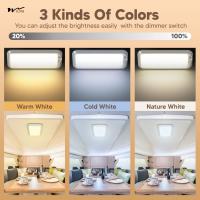 China 700LM Dimmable Sliding RV Ceiling Dome Lights 7W DC10-30V Super Bright Interior LED Lights for sale