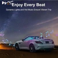 China LED Car Strip Lights Multicolor Interior Lighting Kit 16 Million Colors 5 in 1 APP for sale