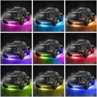 China Bluetooth Controlled Car Underglow Lights with Dream Color Chasing 6 Pcs 12V 300 LEDs for sale