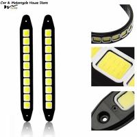 China Waterproof COB DRL Fog Lights for Car 2Pcs High Power LED Daytime Running Light Strip for sale