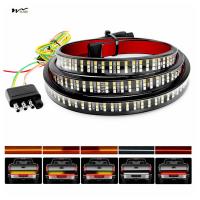 China LED Strip Light for Truck Tailgate Side Bed Continuous Amber Brake Running Turn Signal for sale