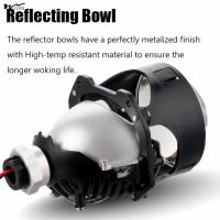 China Universal LED Headlight Kit for H1 H4 H7 Automotive Motorcycle Honeycomb Projection Lens for sale