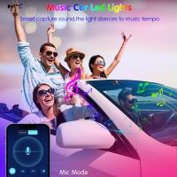 China Car Interior Lights and Accessories APP Control Remote Music Sync RGB LED Strip Light for sale