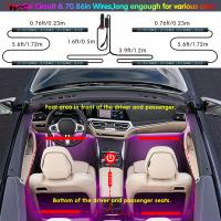 China Car Interior Lights and Accessories APP Control Remote Music Sync RGB LED Strip Light for sale