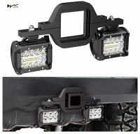 China 2 Pcs 4-inch 60W LED Pods with 2-inch Trailer Hitch Mounting Bracket for Spare Reverse Light for sale