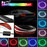 China 52 Inch RGB LED Car Trunk Rear Spoiler Roof Lip Kit Luminous Design for Performance for sale