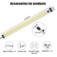 China 12V Car Interior LED Light Strip with 104 COB LEDs and High Brightness of 1600LM for sale
