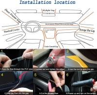 China Special Functions 5 in 1 Car Interior Lights 16 Million Colors with Wireless Control for sale