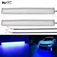 China Universal Super Bright Car Trucks DRL Waterproof 12V LED Strips COB Car LED Fog Light for sale