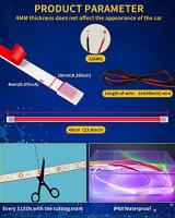 China Strong Nano Tape LED Light Strip IP68 Waterproof for Car Motorcycle Home Decoration for sale