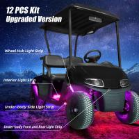 China Polyvinyl Chloride PVC Golf Cart LED Light Strip Trim Neon Kit for EZGO Yamaha Club Cars for sale