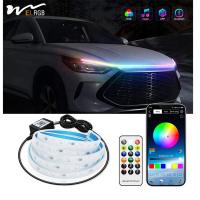 China Waterproof Car LED Hood Light Strip 59 Inch Flexible Daytime Running Light for Exterior for sale