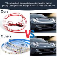 China LED Hood Light Strip Suitable for External Car Hood Waterproof Daytime Running Lights for sale