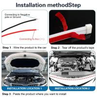 China LED Hood Light Strip Suitable for External Car Hood Waterproof Daytime Running Lights for sale