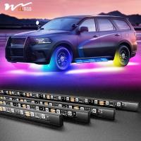 China Remote Control Dream Color Chasing LED Car Kit with Rubber Bottom and Dimmable Lights for sale