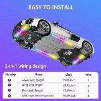 China Remote Control Dream Color Chasing LED Car Kit with Rubber Bottom and Dimmable Lights for sale