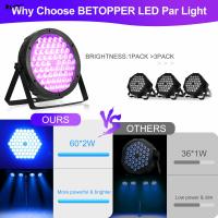 China High CRI Stage Light 60W*2 RGBW LED Par Light for Weeding Disco Fishing Lighting for sale
