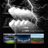 China Long Lifespan 500W LED Stadium Lights 60° Beam Angle IP65 Waterproof for Fishing Lighting for sale
