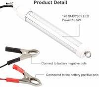 China 12V 120 LED Submersible Fishing Light for Night Fishing 50000 Hour Working Lifetime for sale