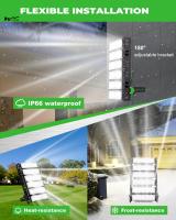China 300W Equivalent 39000LM Super Bright LED Arena Lights Corded Electric IP66 Waterproof for sale