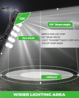China 300W Equivalent 39000LM Super Bright LED Arena Lights Corded Electric IP66 Waterproof for sale