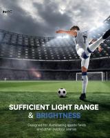 China 300W Equivalent 39000LM Super Bright LED Arena Lights Corded Electric IP66 Waterproof for sale