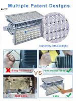China Outdoor Stadium Lighting LED Flood Lamp 200w White Light Waterproof Adjustable Angle for sale