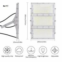 China LED Flood Light for Outdoor Fields 100W 200W 300W 44000LM 6500K IP67 Waterproof Cool White for sale