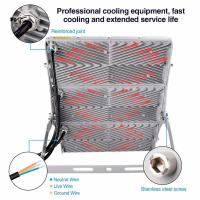China LED Flood Light for Outdoor Fields 100W 200W 300W 44000LM 6500K IP67 Waterproof Cool White for sale