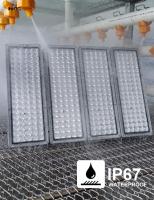 China Outdoor LED Flood Light 24000LM Super Bright with 6000K Daylight White Waterproof Design for sale