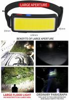 China USB Rechargeable COB Headlamp with 50000 Hours Working Time Lightweight and Bright for sale