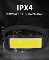 China USB Rechargeable COB Headlamp with 50000 Hours Working Time Lightweight and Bright for sale