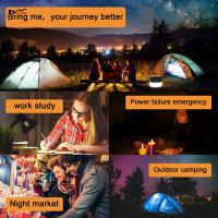 China Waterproof USB Rechargeable Solar Camping Light with Remote Control 3- 1000LM 5 Modes for sale
