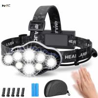 China Auto CAD Layout Lighting Solutions Service Rechargeable Headlamp 18000 Lumens 8 Modes for sale