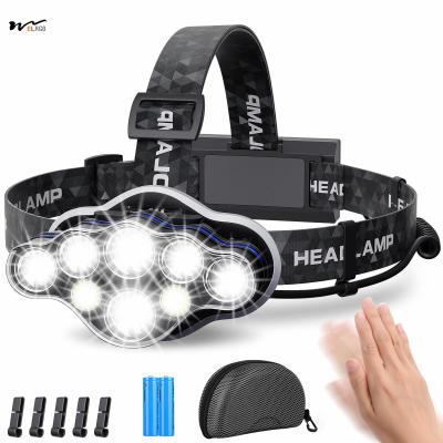 China Auto CAD Layout Lighting Solutions Service Rechargeable Headlamp 18000 Lumens 8 Modes for sale