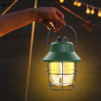 China Mini Retro Camping Lights 1000LM Rechargeable LED Camping Lantern Waterproof 3 Light Modes for sale