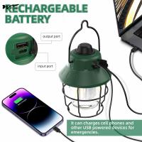 China Mini Retro Camping Lights 1000LM Rechargeable LED Camping Lantern Waterproof 3 Light Modes for sale