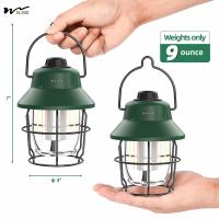 China Mini Retro Camping Lights 1000LM Rechargeable LED Camping Lantern Waterproof 3 Light Modes for sale